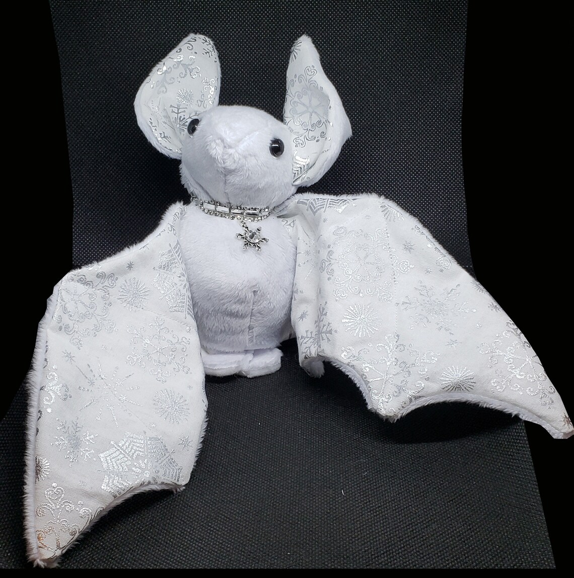Large Bat Plush Stuffed Animal Beezeeart snowflake - Etsy