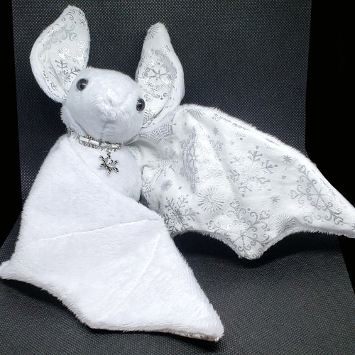 Large Bat Plush Stuffed Animal Beezeeart snowflake - Etsy