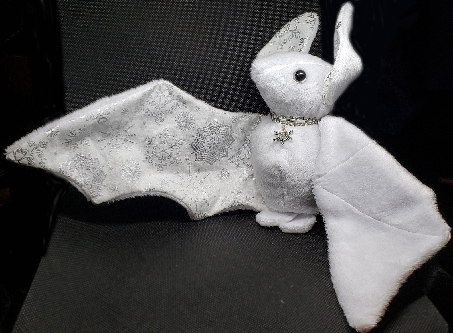 Large Bat Plush Stuffed Animal Beezeeart snowflake - Etsy