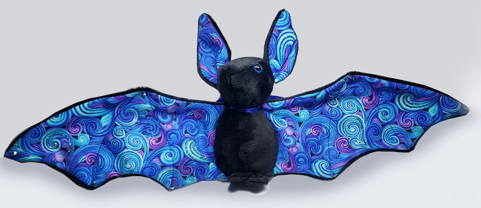 Large Bat Plush Stuffed Animal Beezeeart 'bluey' 16in - Etsy