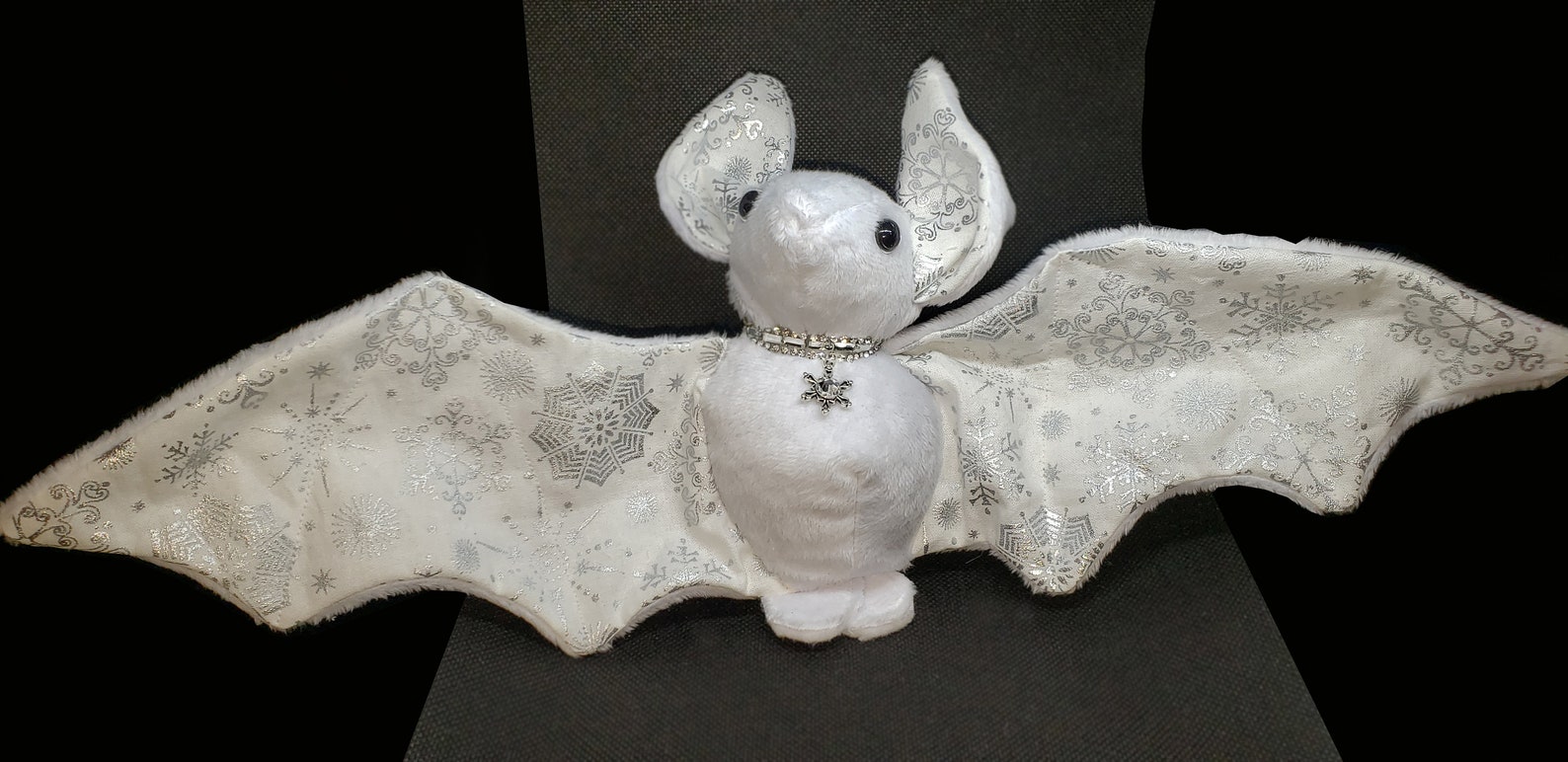 Large Bat Plush Stuffed Animal Beezeeart snowflake - Etsy