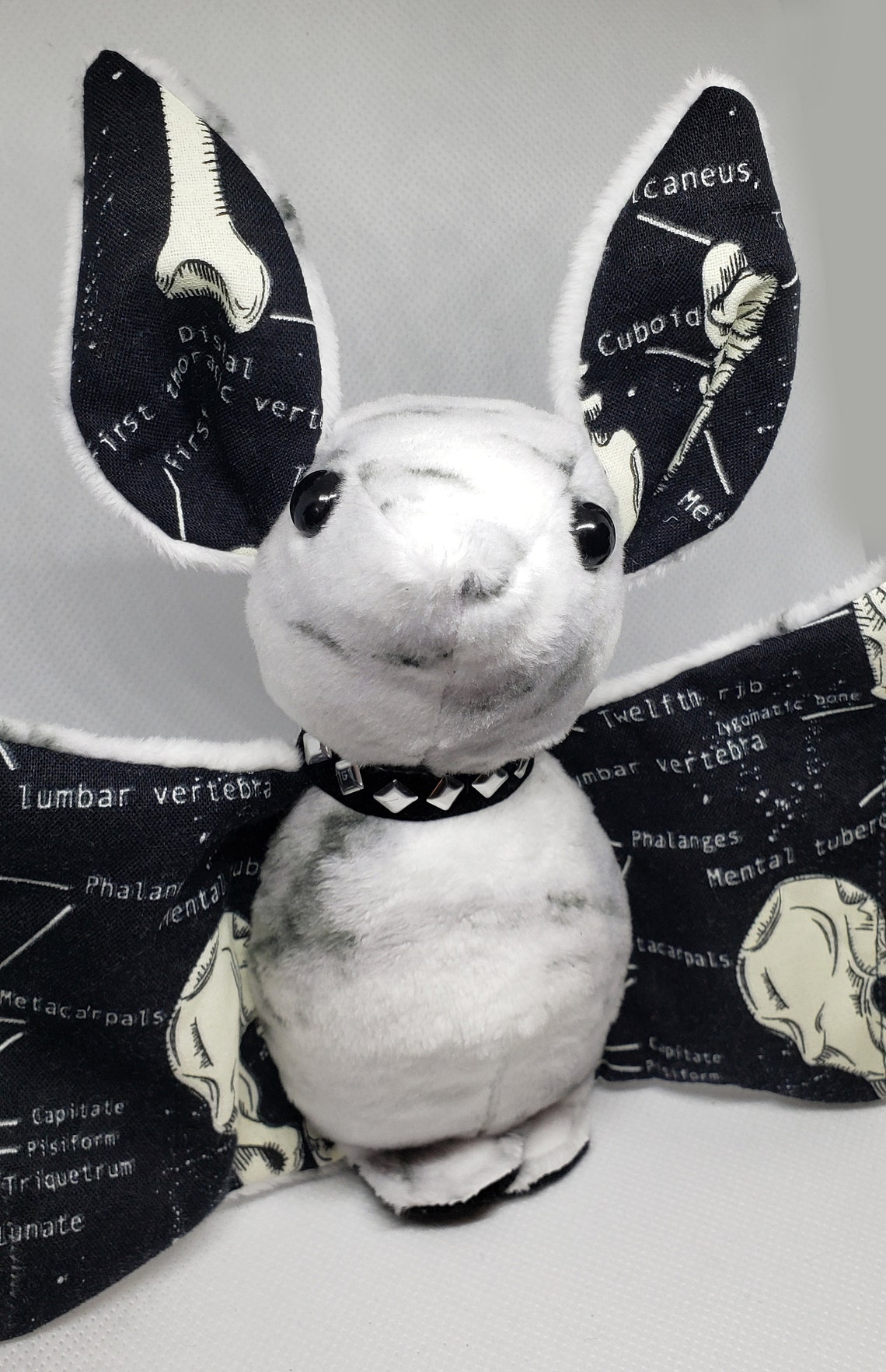 Large Bat Plush Stuffed Animal BeeZeeArt 'Skelly' 16in | Etsy