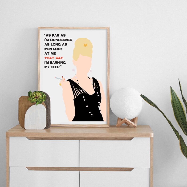 I'm Earning My Keep. Poster Immediate Download File. Printable Gift ...