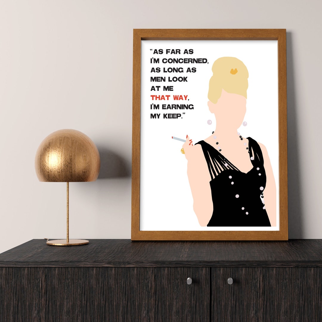 I'm Earning My Keep. Poster Immediate Download File. Printable Gift ...