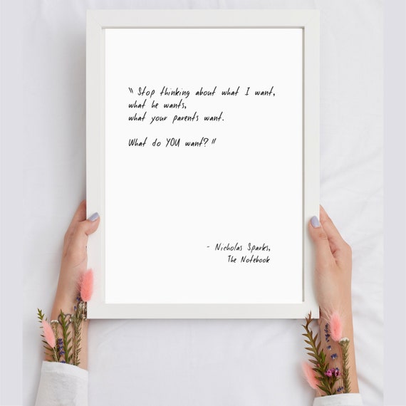 Ryan Gosling Notebook What Do You Want