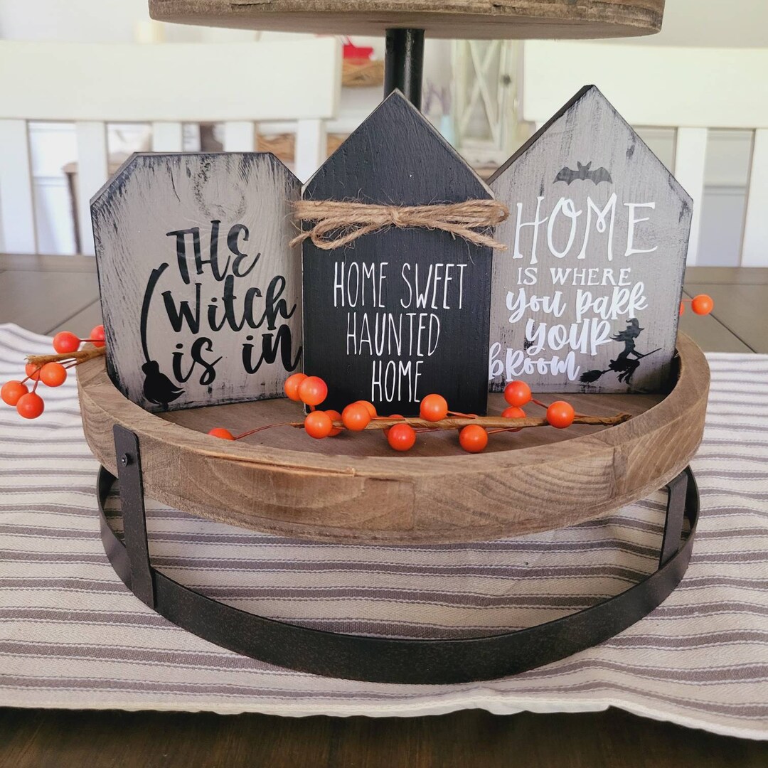 Mini Halloween Houses Halloween Decor Halloween Haunted Houses ...