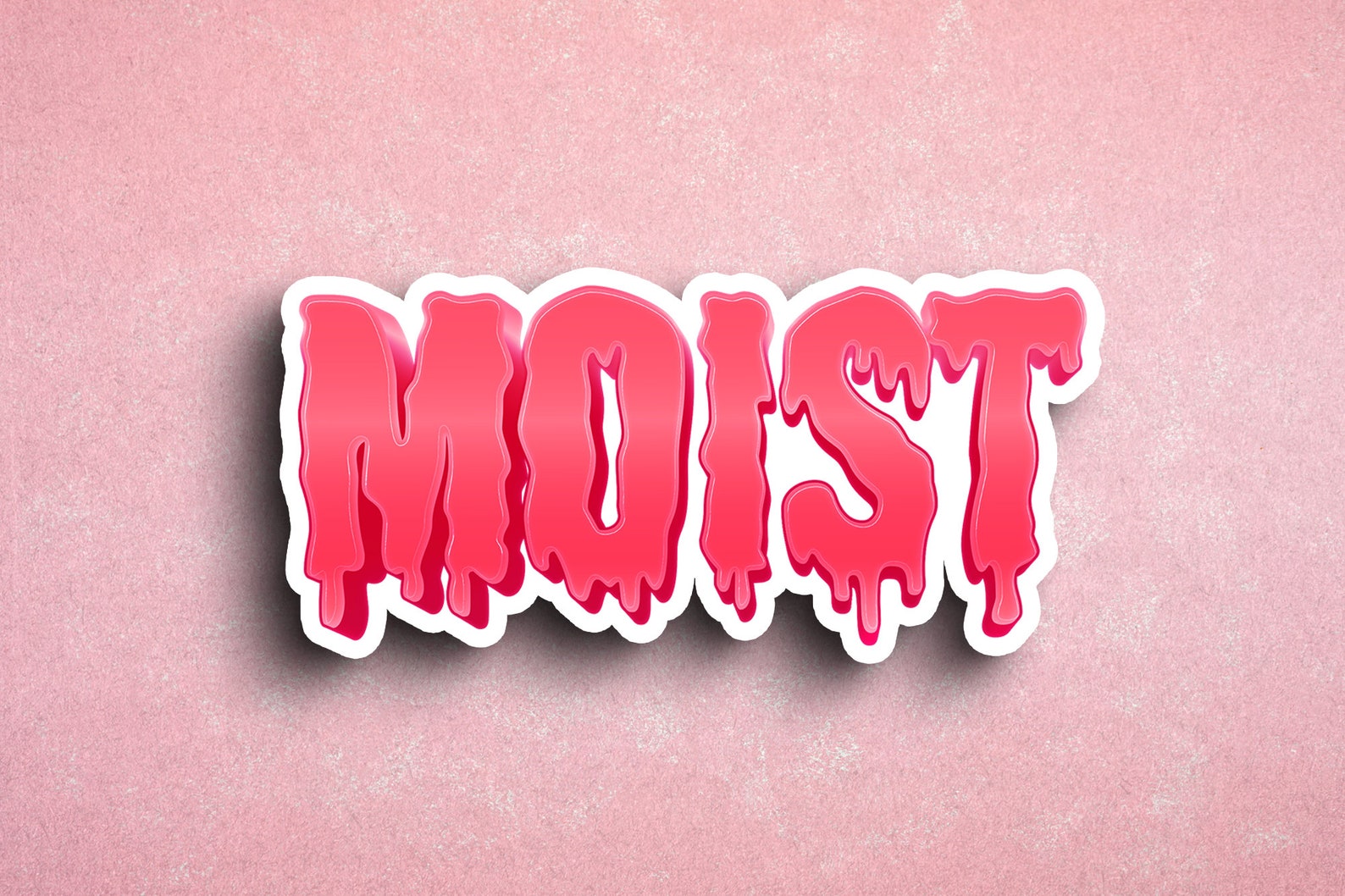 Moist Sticker Waterproof Vinyl Decal for Water Bottles Laptops and More ...