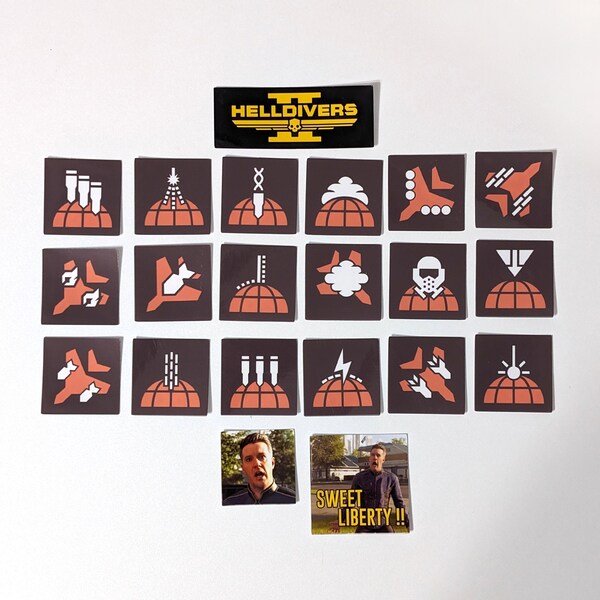 Helldivers 2 Decals - Etsy