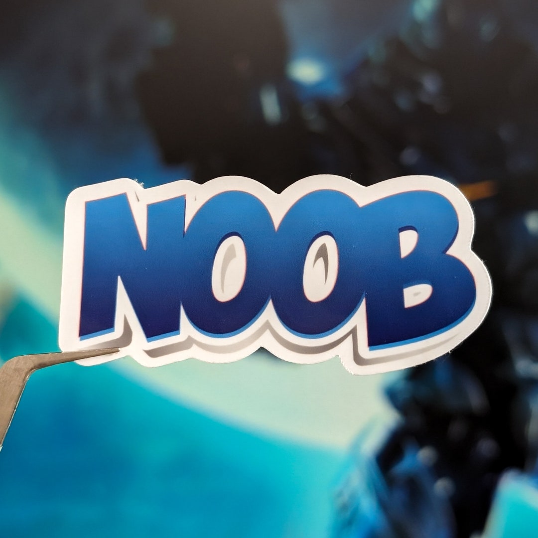 Noob Sticker Hilarious Console Decal - Etsy