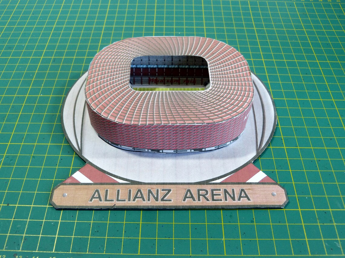STADIUM Miniature Papercraft TEMPLATES, Digital Downloadable - Etsy UK