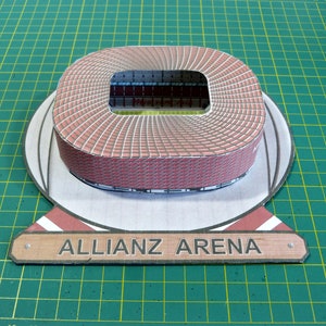STADIUM Miniature Papercraft TEMPLATES, Digital Downloadable - Etsy UK