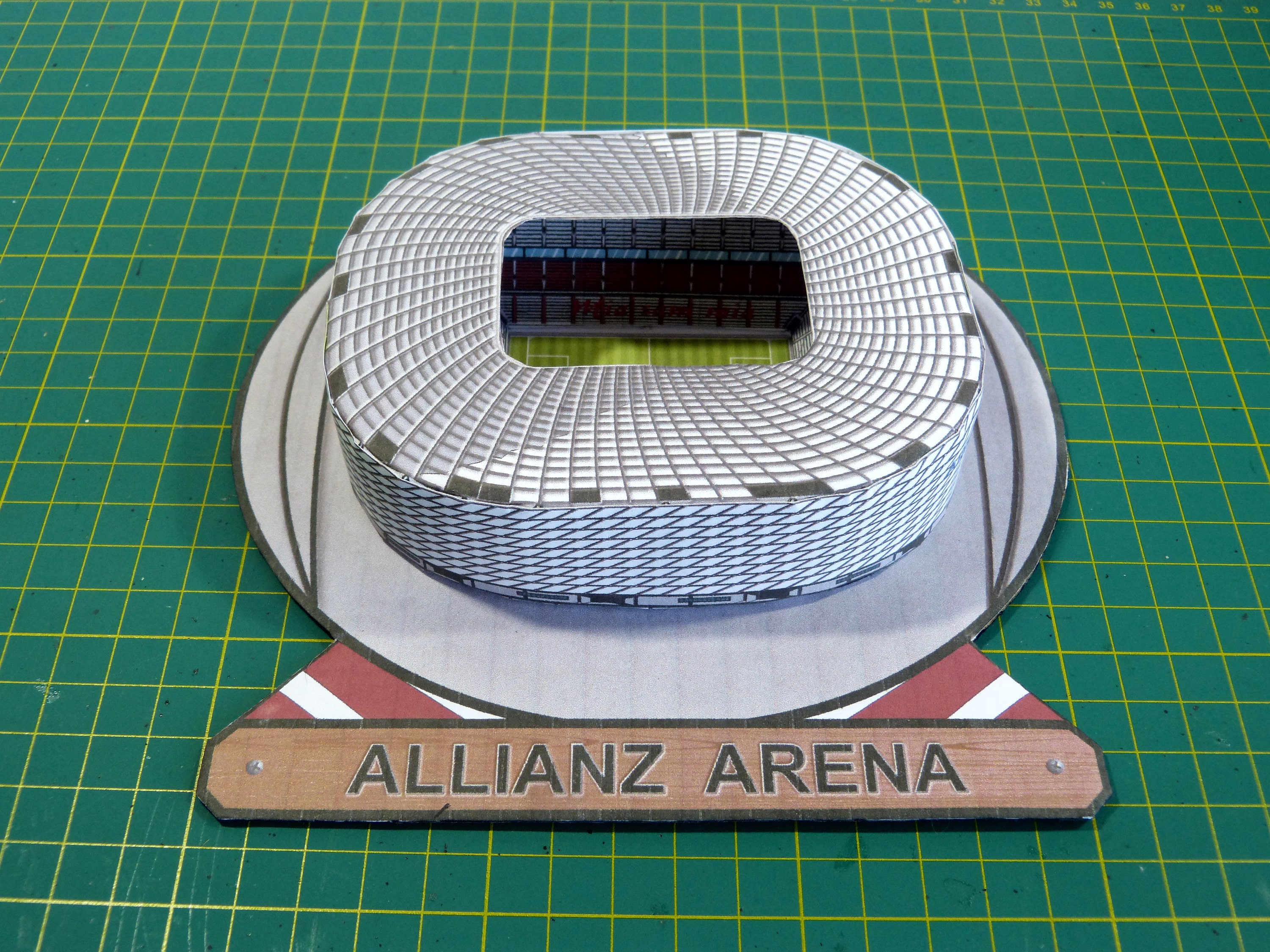 STADIUM Miniature Papercraft TEMPLATES, Digital Downloadable - Etsy UK