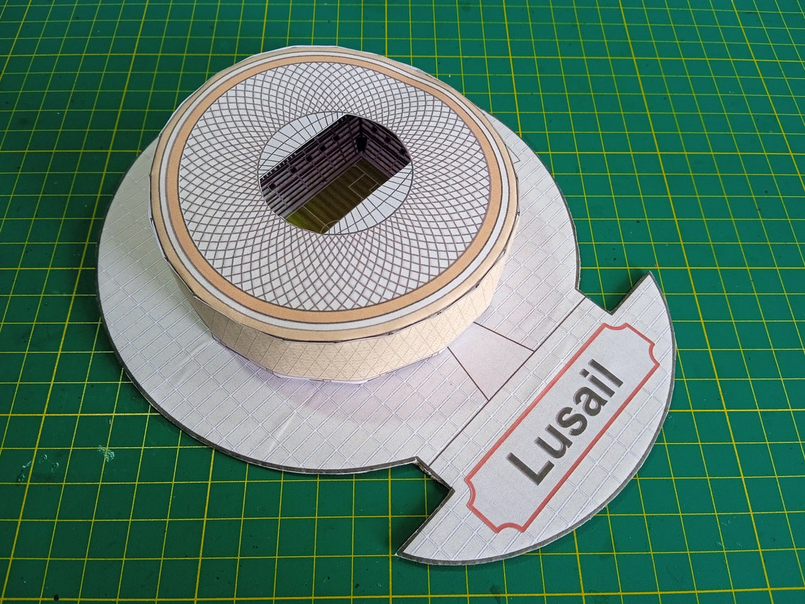 STADIUMS Miniature Papercraft TEMPLATES, downloadable - Etsy España