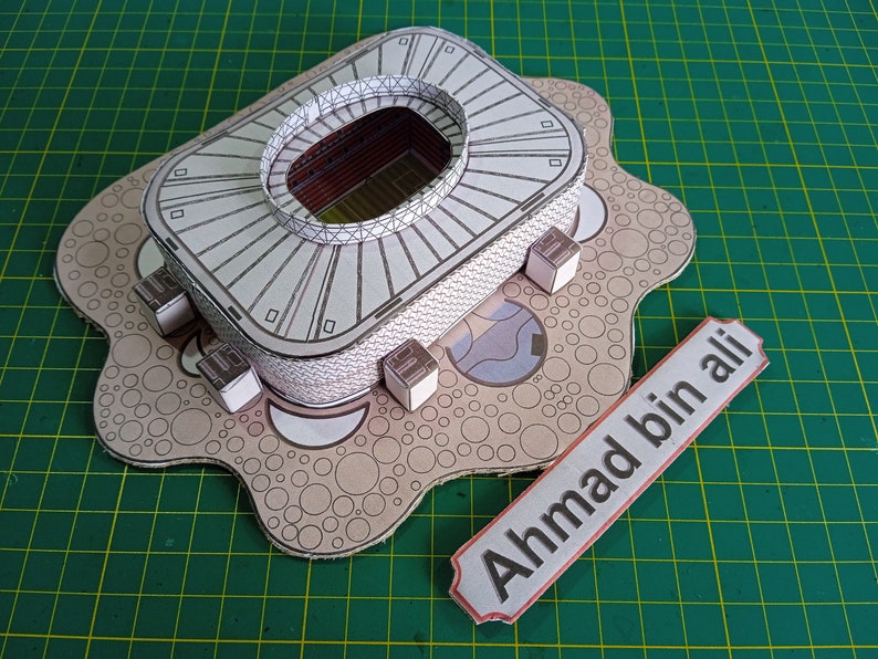 STADIUMS Miniature Papercraft TEMPLATES, Downloadable - Etsy