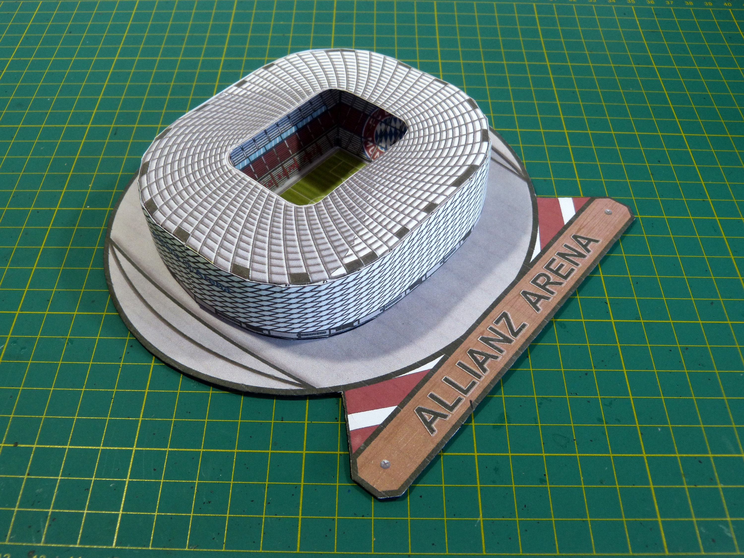 STADIUM Miniature Papercraft TEMPLATES, downloadable digital - Etsy México