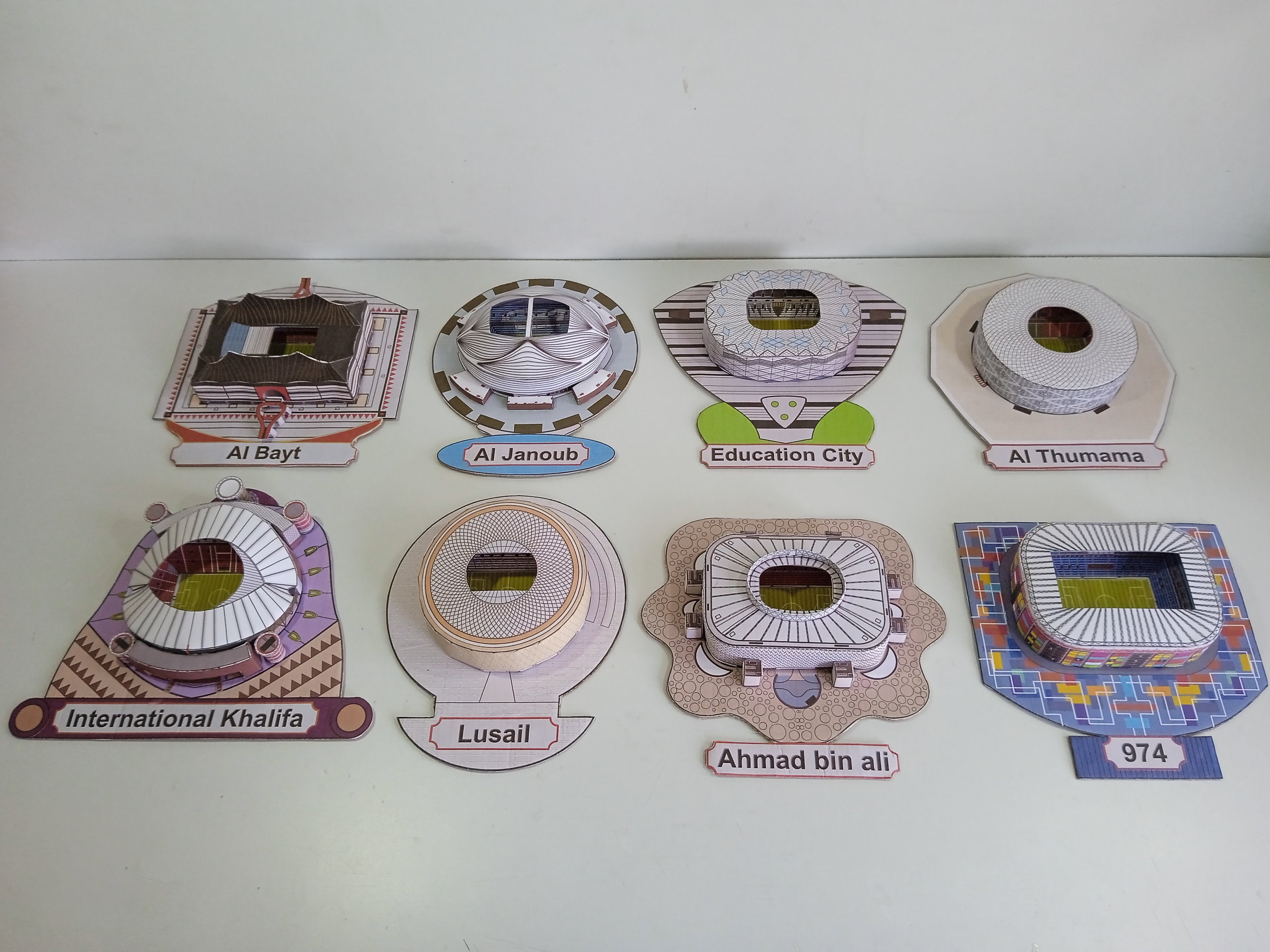 STADIUMS Miniature Papercraft TEMPLATES, Downloadable - Etsy