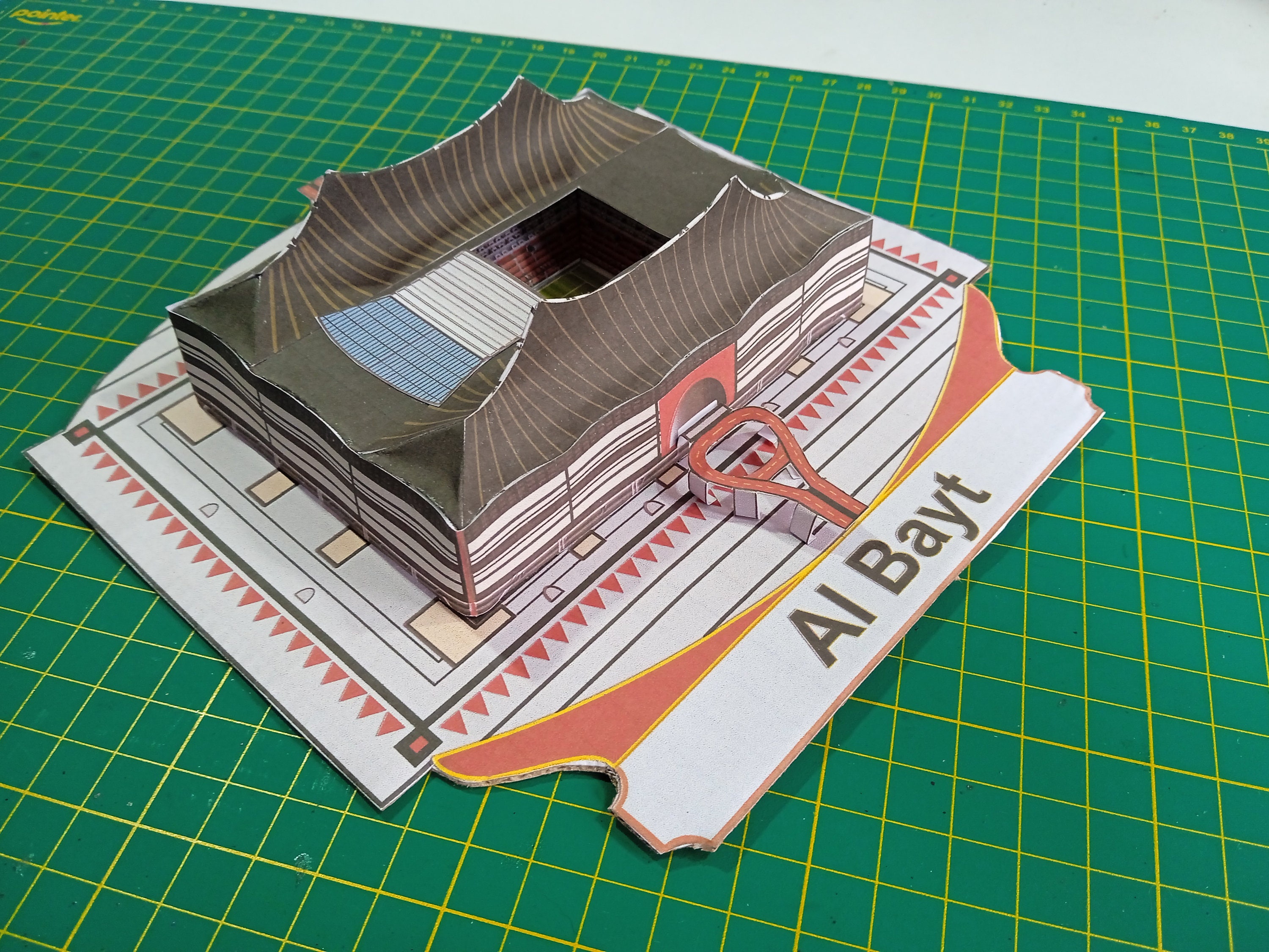 STADIUM Miniature Papercraft TEMPLATES downloadable - Etsy México