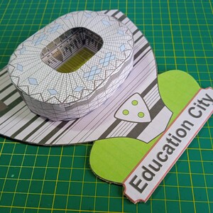 STADIUMS Miniature Papercraft TEMPLATES, Downloadable - Etsy