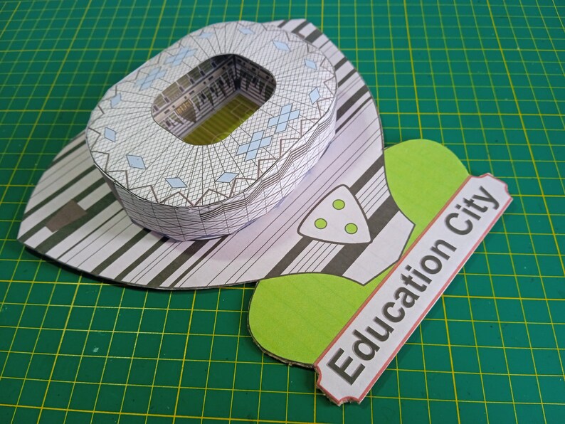 STADIUMS Miniature Papercraft TEMPLATES, Downloadable - Etsy
