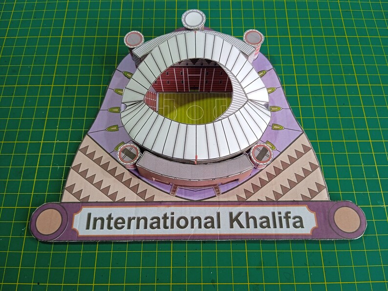 STADIUMS Miniature Papercraft TEMPLATES, Downloadable - Etsy