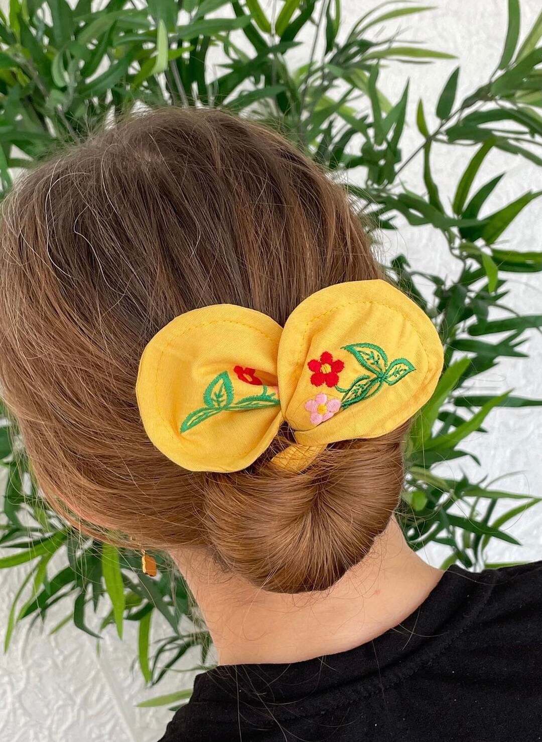 Embroidered Easy Bun | Hair Bun Accessories | Bun Maker | Hair Bun ...