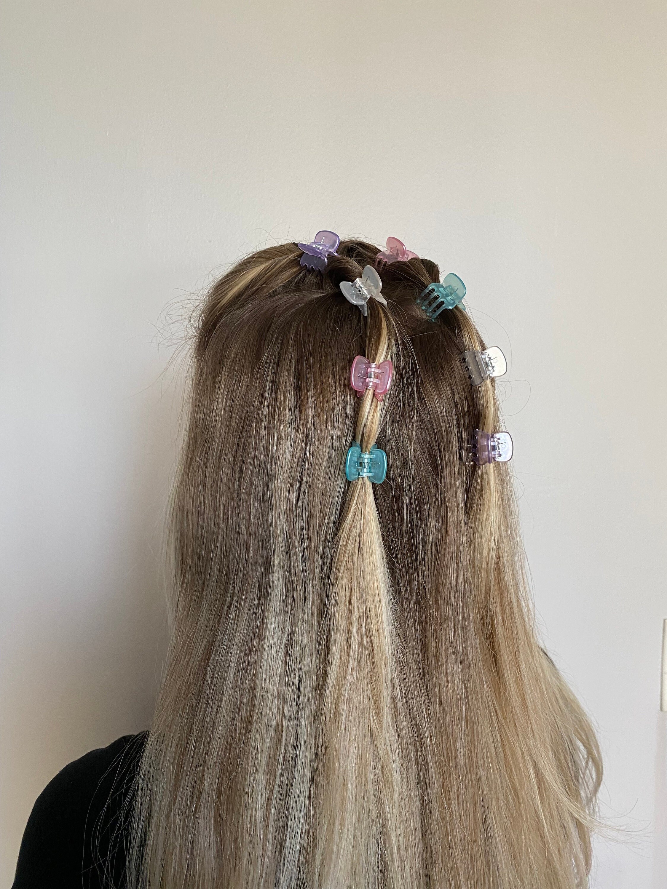 Mini Colorful Y2K Claw Clips / Mini Hair Clips / Mini Clips - Etsy