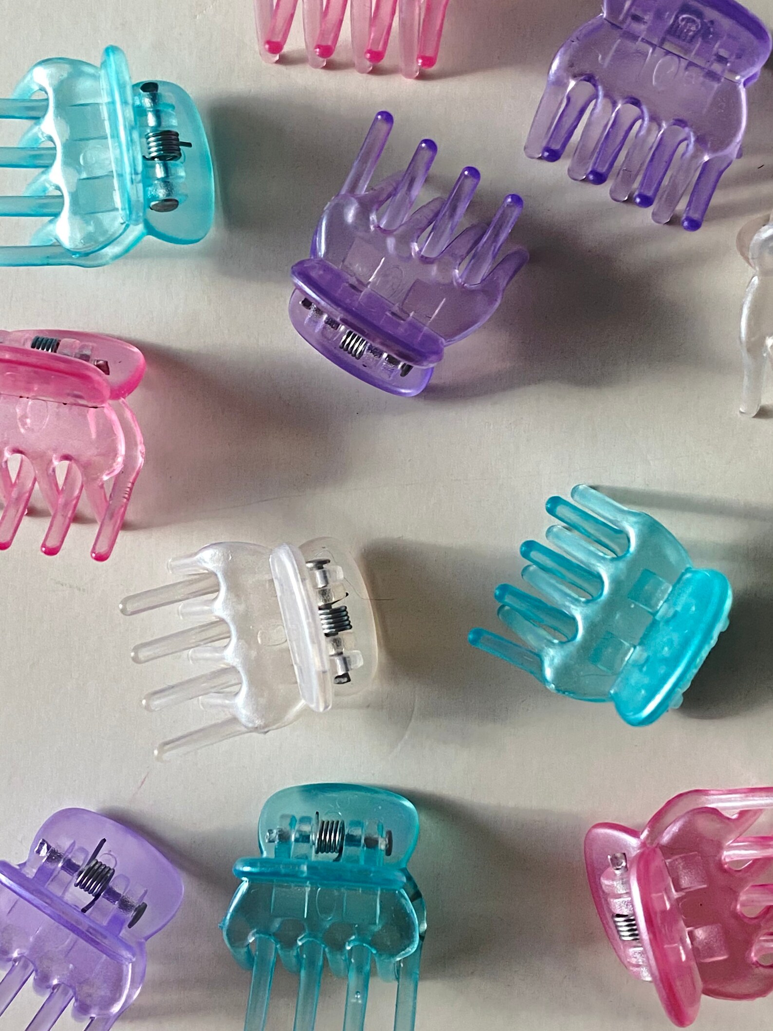 Mini Colorful Y2K Claw Clips / Mini Hair Clips / Mini Clips - Etsy