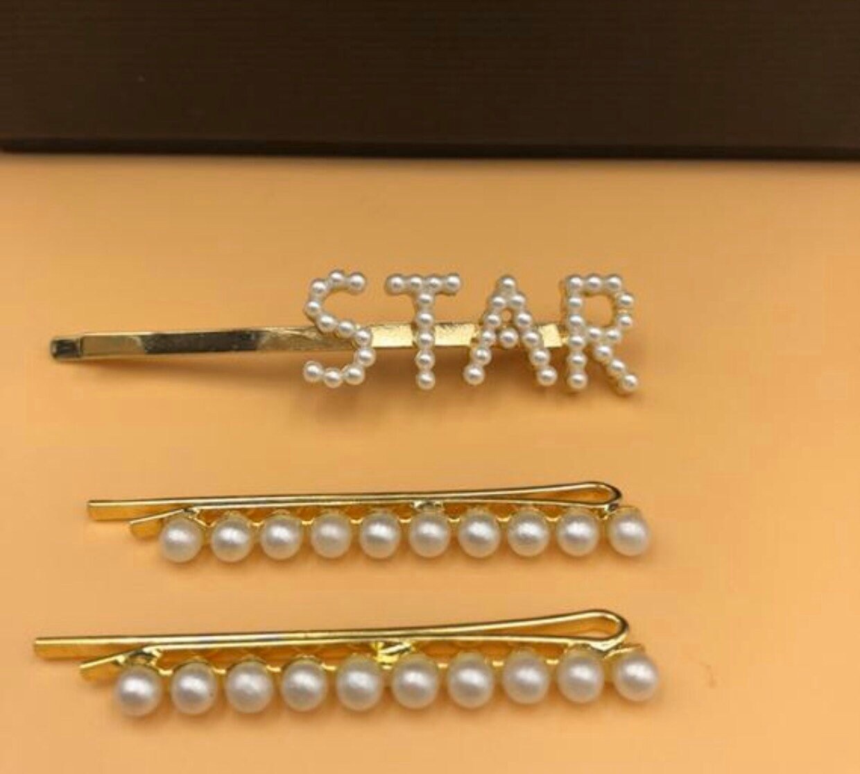 Pearl "star" Bobby Hair Pin, Pearl Hair Pins, Pearl Hair Barrette ...