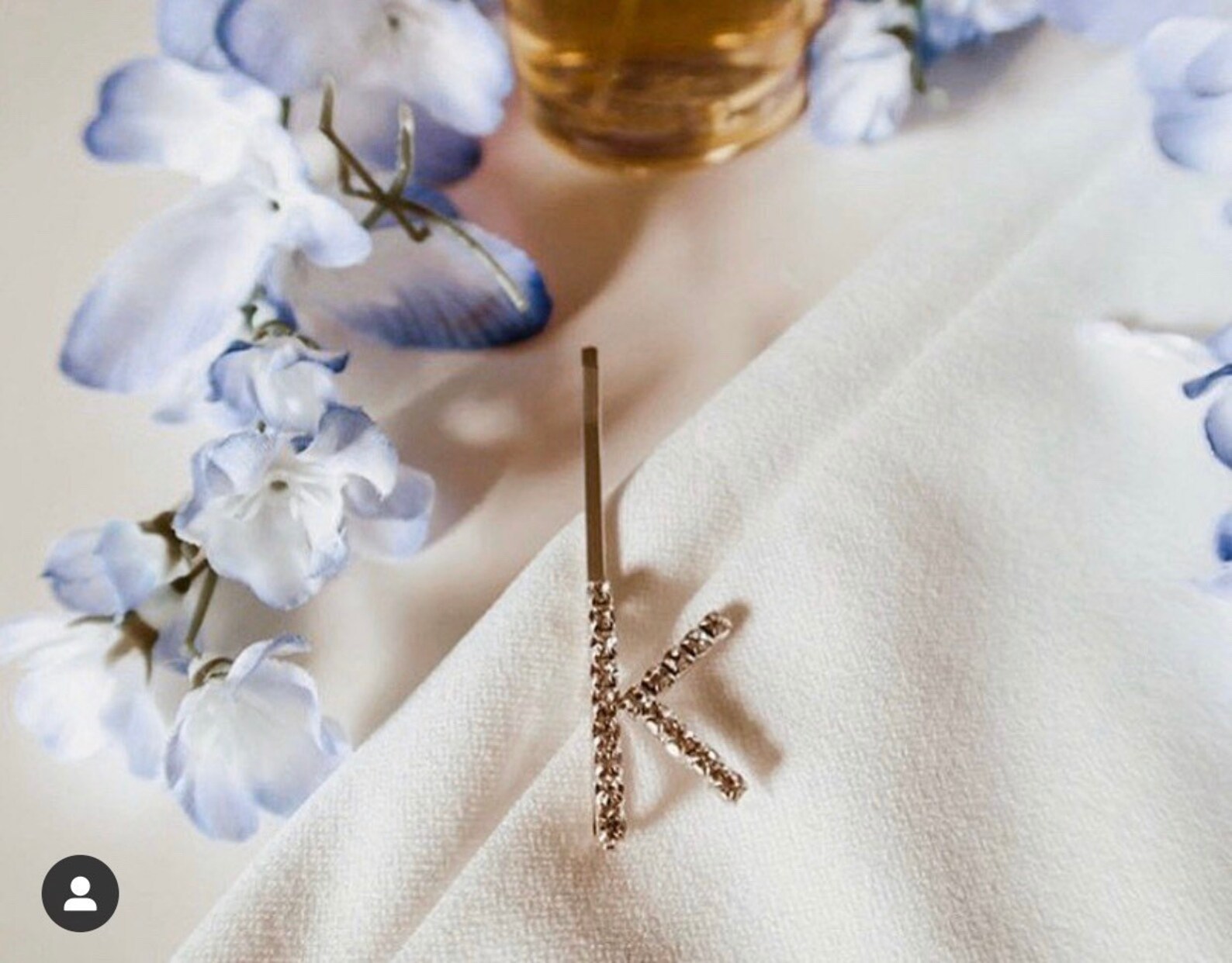 Rhinestone Letter Hair Pins Initial Hair Pins Initial Hair - Etsy