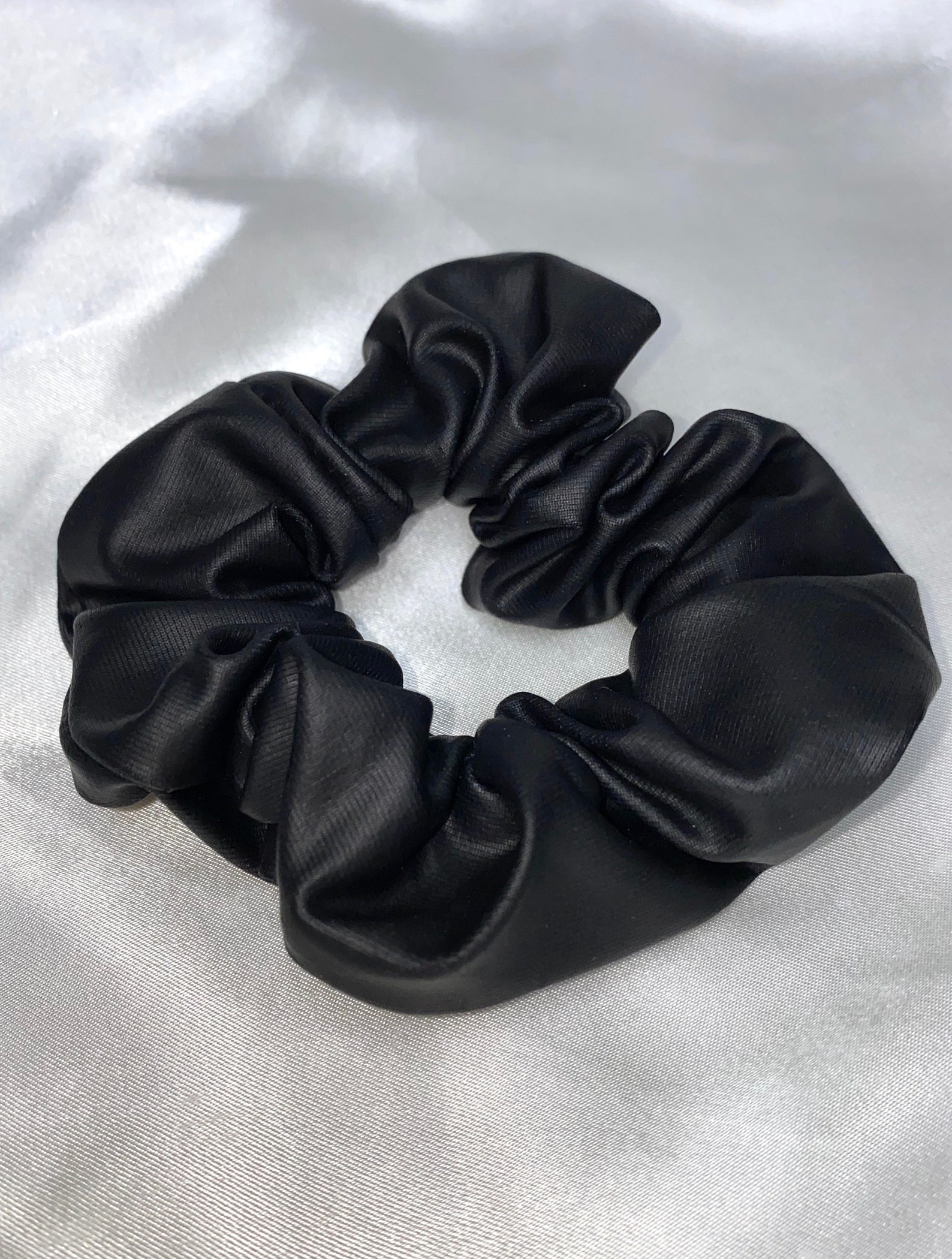 Neutral Faux Leather Scrunchies | Dark Neutral Color Scrunchies ...
