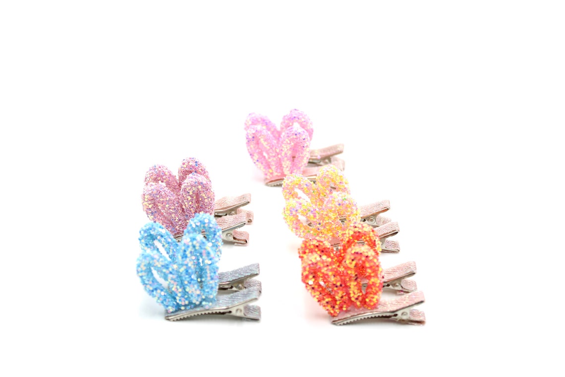 Sparkly Hair Clip Set / Hair Clips for Kids / Butterfly Clips - Etsy