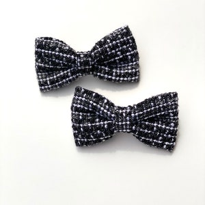 Houndstooth Hair Bows , Houndstooth Barrettes, Hair Bows for Women ...