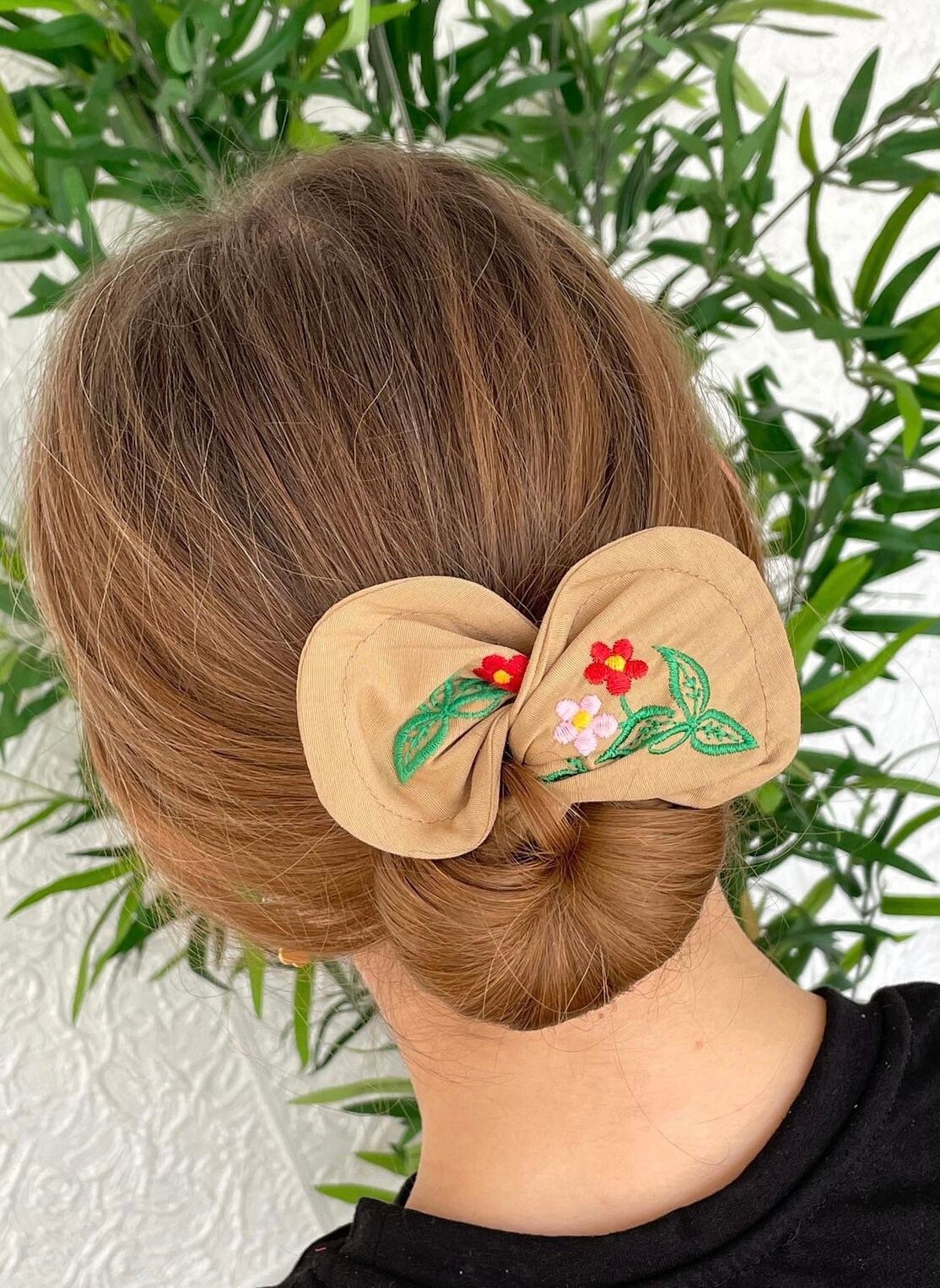 Embroidered Easy Bun Hair Bun Accessories Bun Maker | Etsy