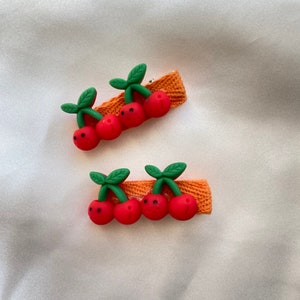 Mini Veggie Fruit Clips | Fruits Hair Clips | Cute Hair Clips for Baby ...