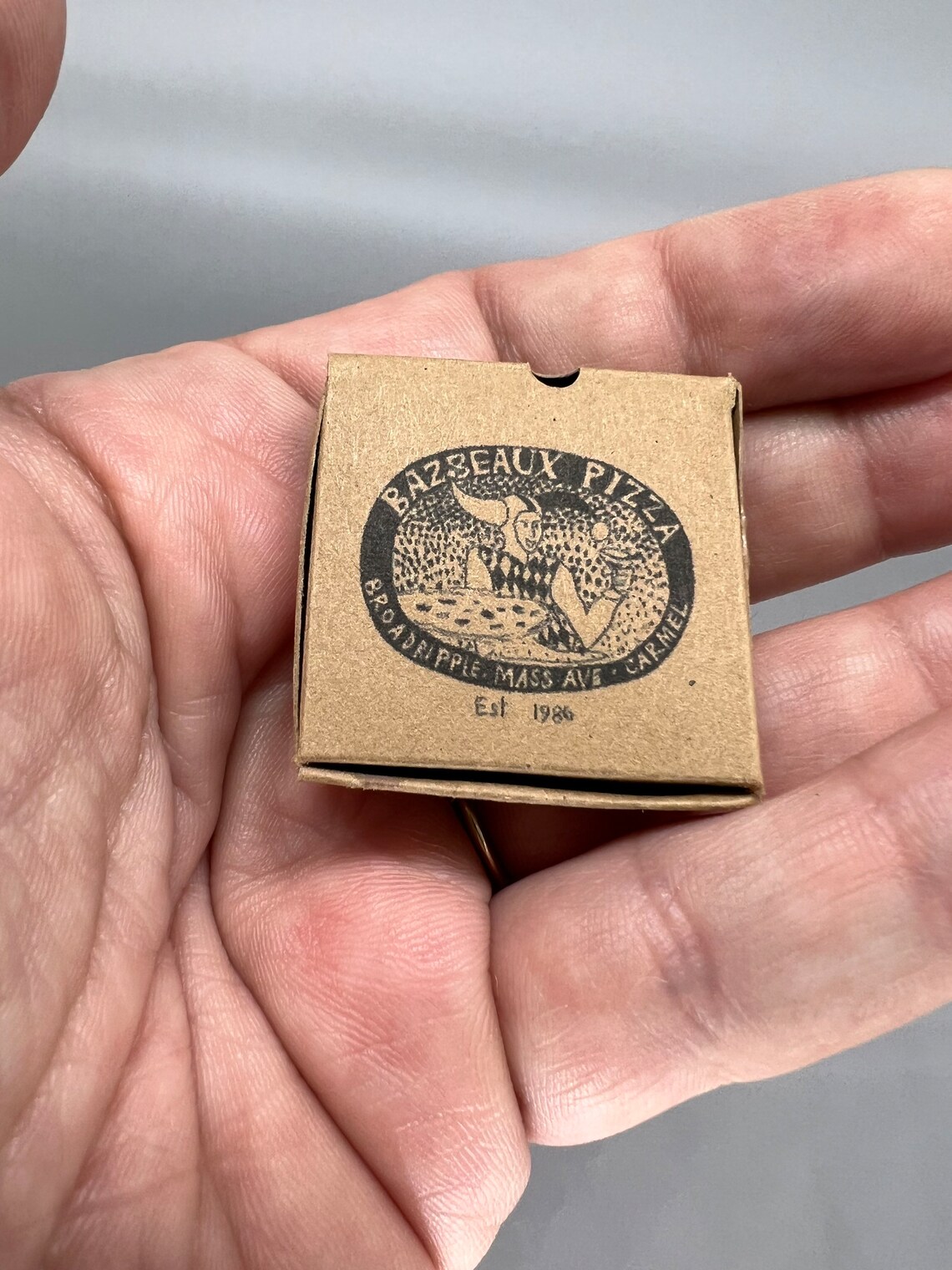 Miniature Pizza Box 1:12 Scale - Etsy
