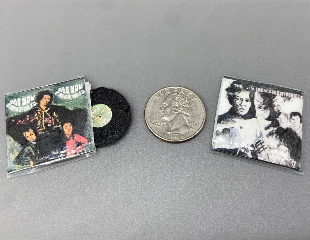 Miniature Record, Jimi Hendrix 1:12 Scale - Etsy
