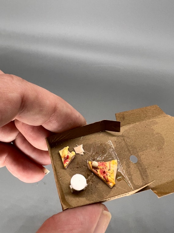 Miniature Pizza Box 1:12 Scale - Etsy