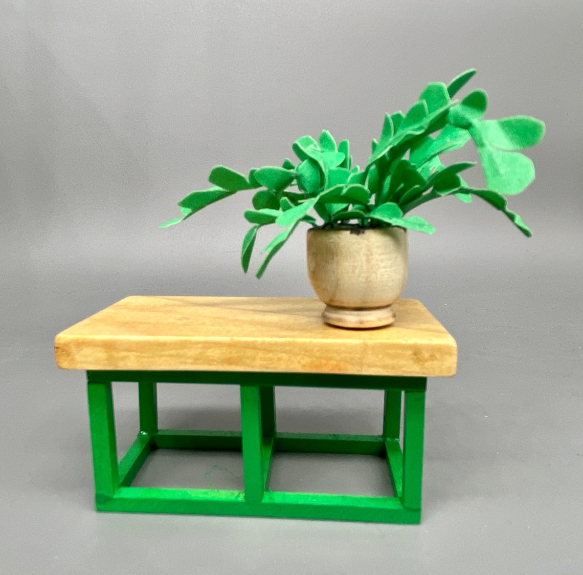 Miniature Side Table Bench Coffee Table 1:12 Scale - Etsy