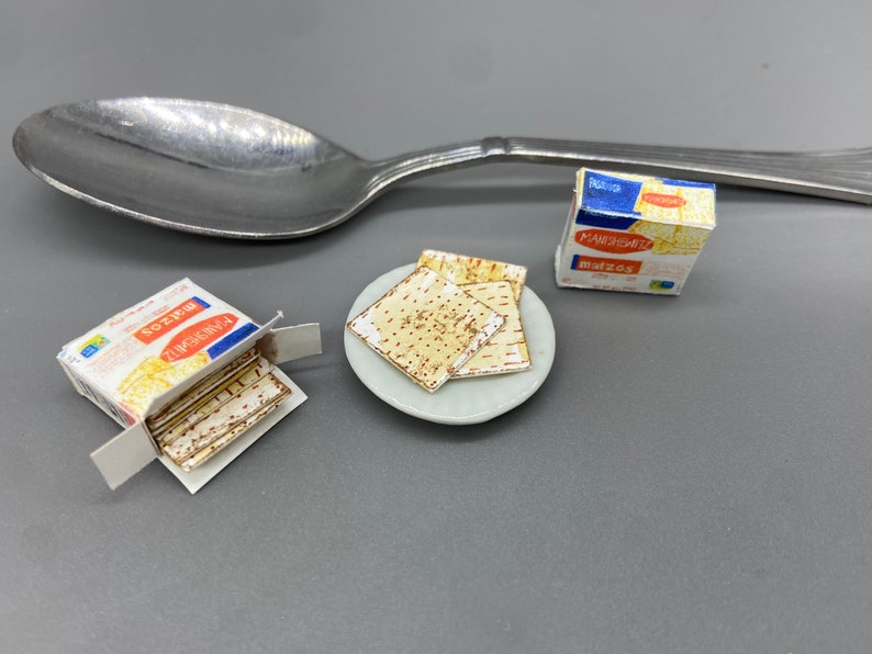 Miniature Box of Matzo 1:12 Scale - Etsy
