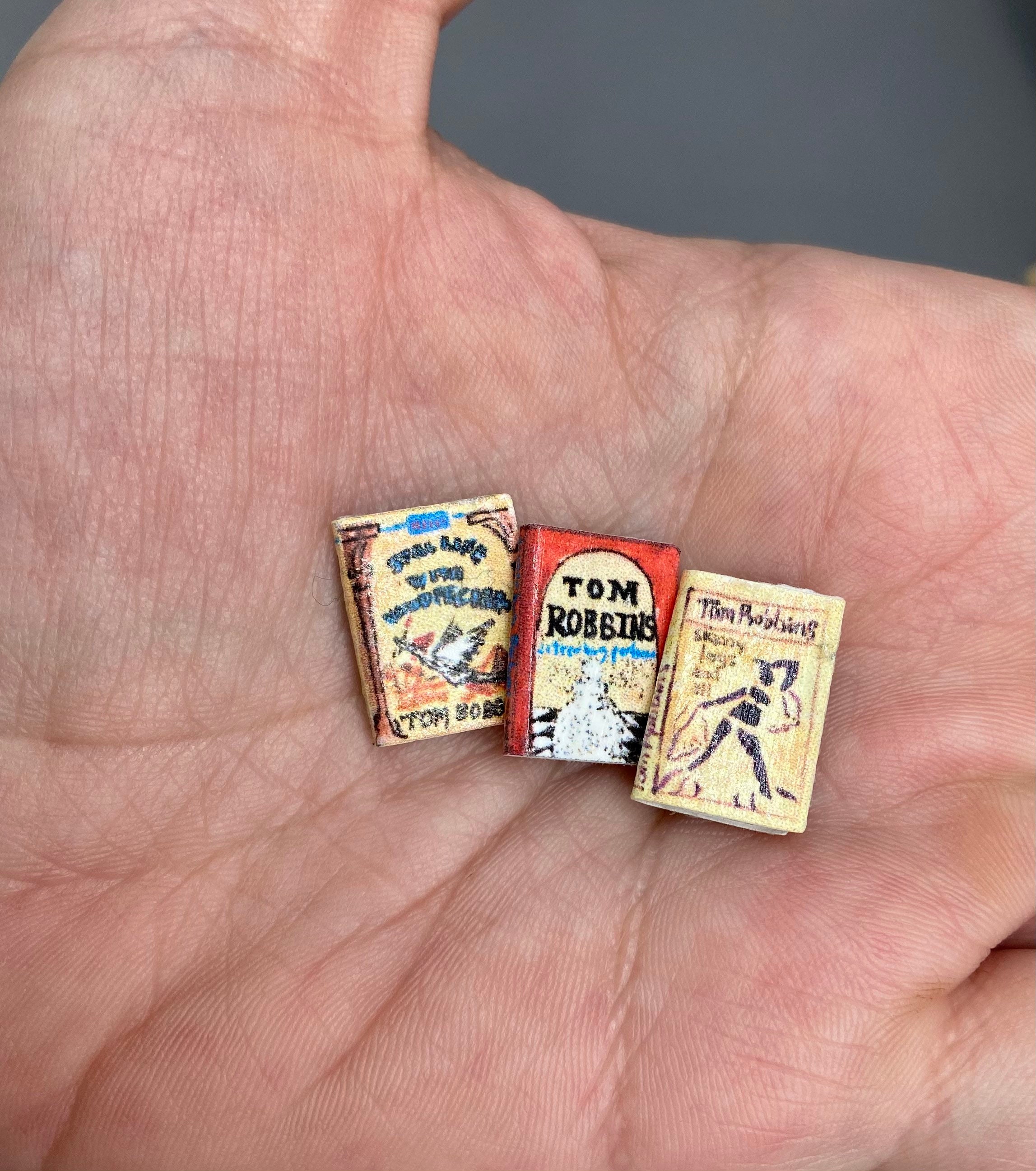 Set of 3 Miniature Tom Robbins Books 1:12 Scale - Etsy