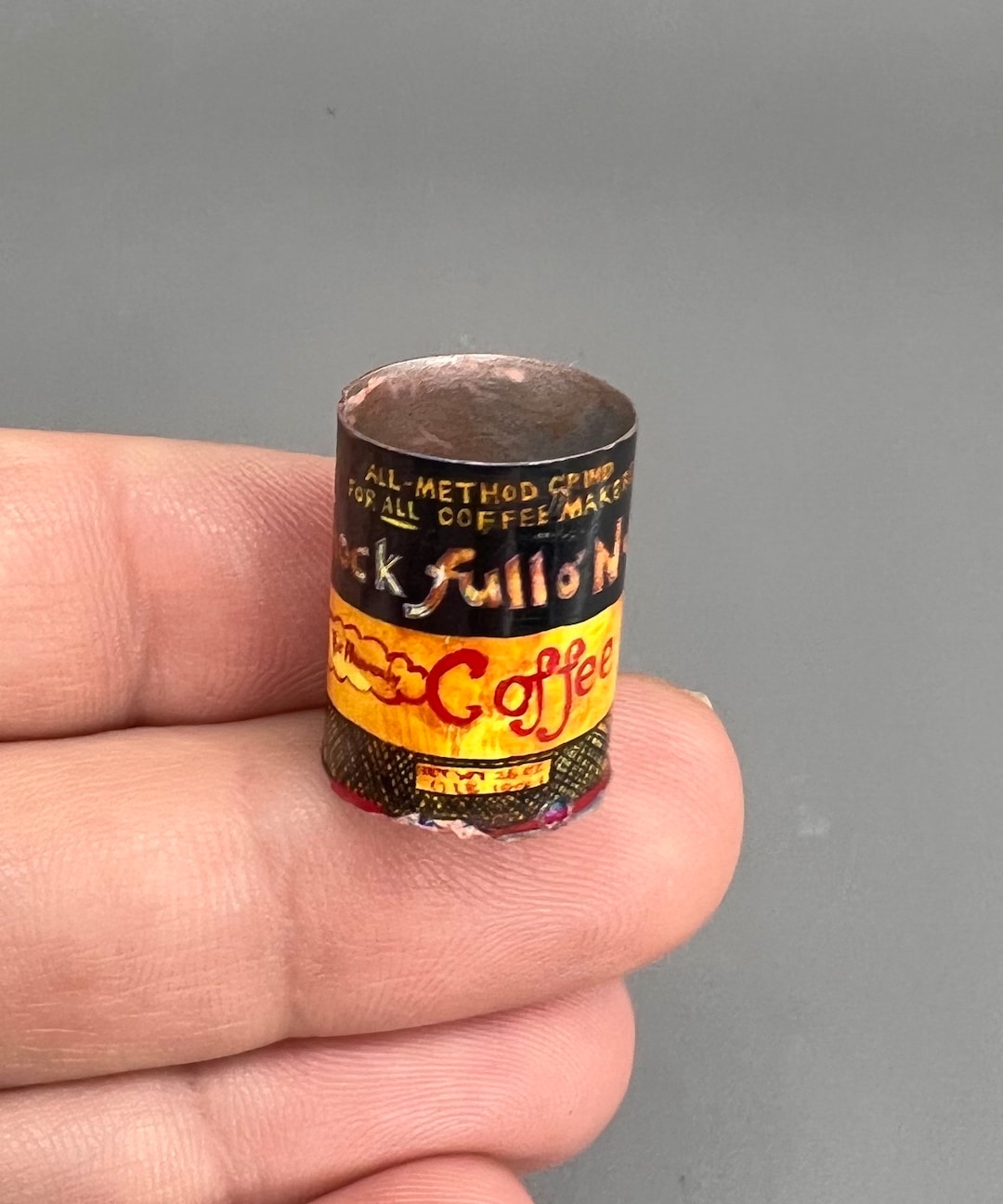 Miniature Coffee Can 1:12 Scale - Etsy