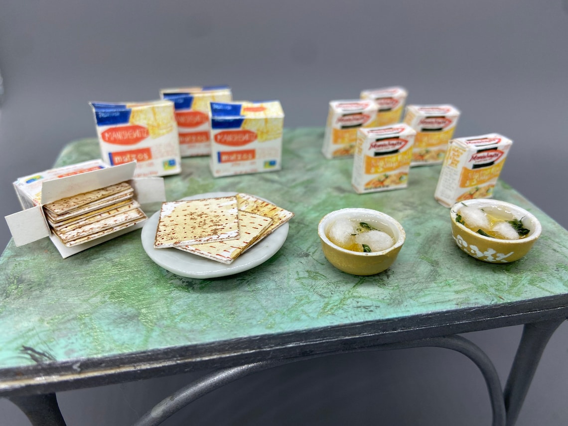 Miniature Box of Matzo 1:12 Scale - Etsy