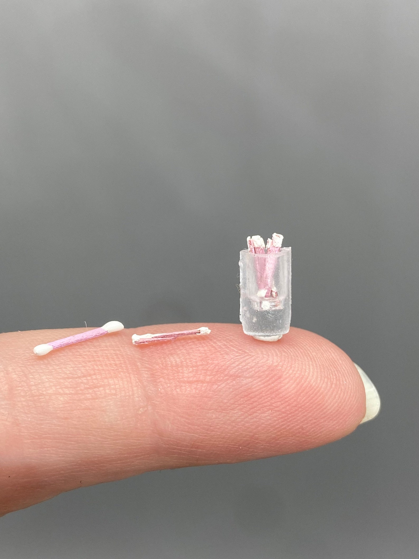 Miniature Q-tips in a Cup 1:12 Scale - Etsy