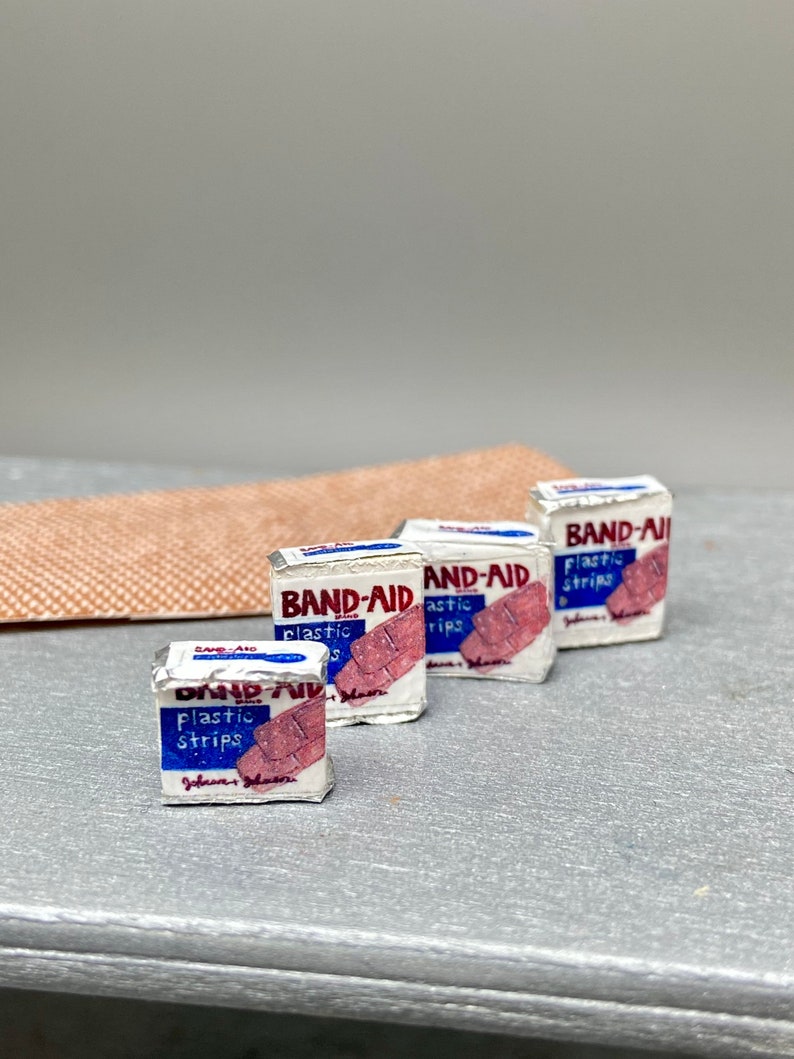 Miniature Band-aid Tin 1:12 Scale - Etsy