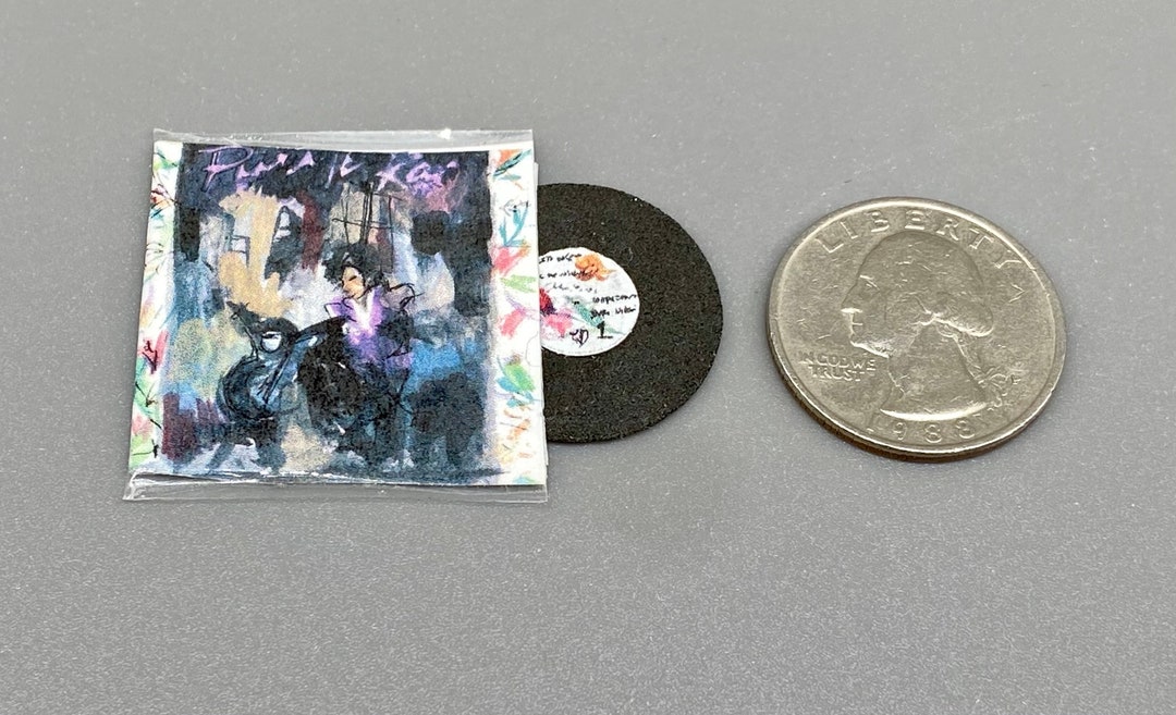 Miniature Record, Prince, Purple Rain - Etsy