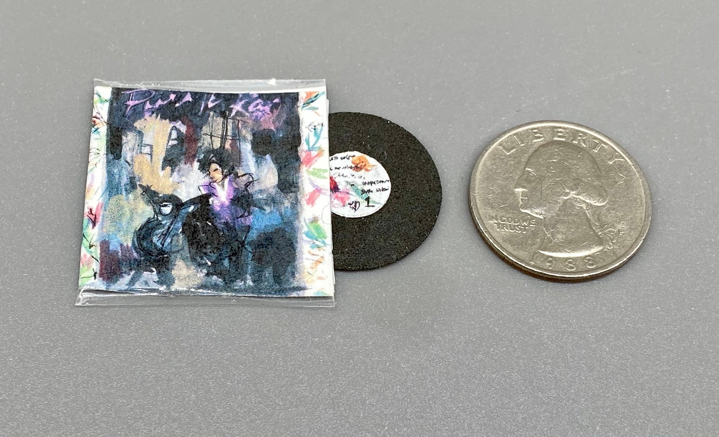 Miniature Record Prince Purple Rain - Etsy
