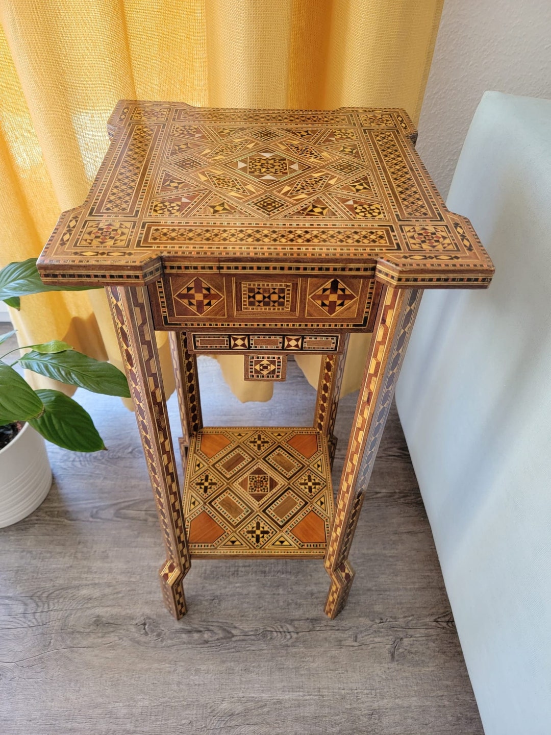 Wooden Side Tablecoffee Tablesize h70xw32.cm Table Decor - Etsy