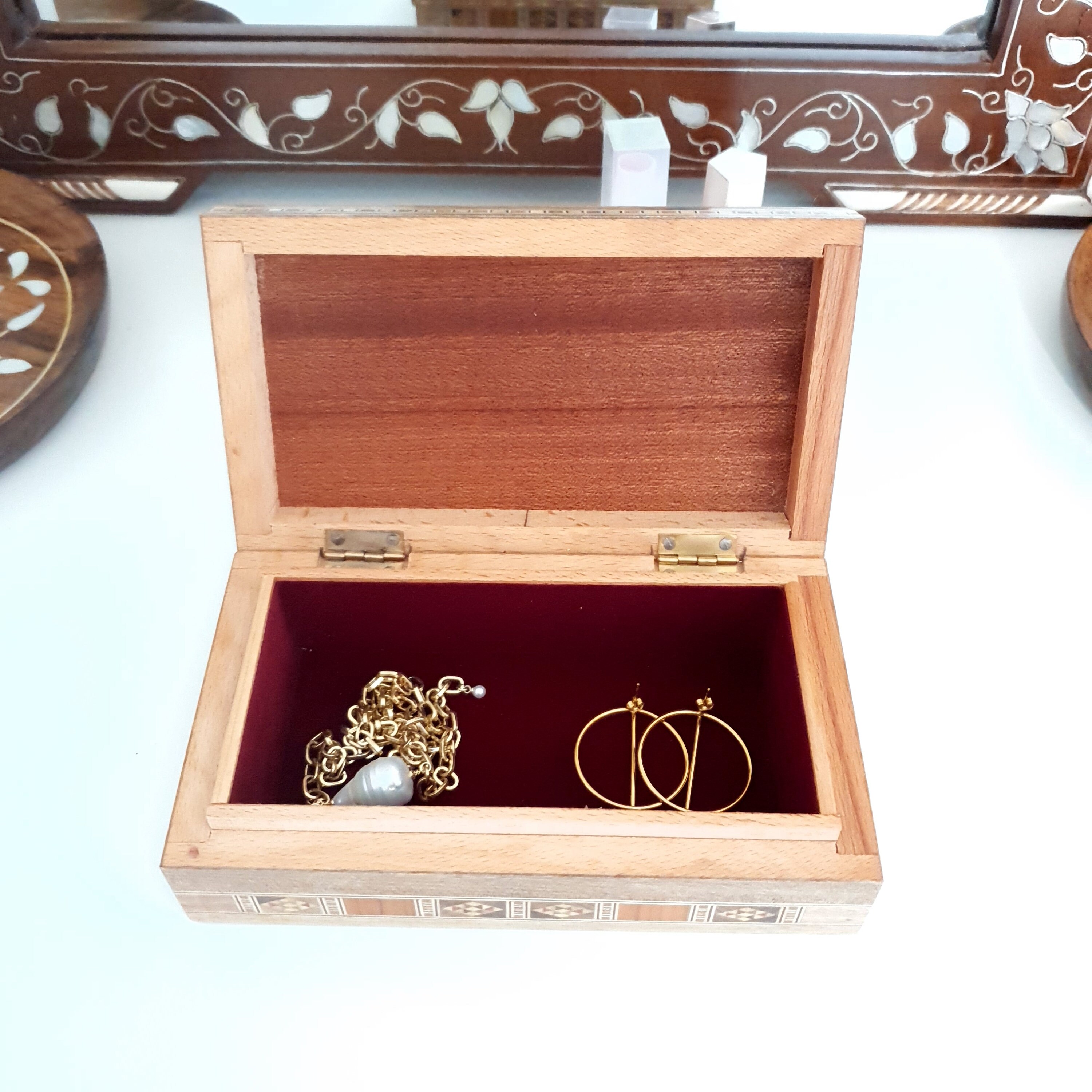 A Gorgeous Jewelry Box Made of Walnut Olive Lemon Beech and - Etsy