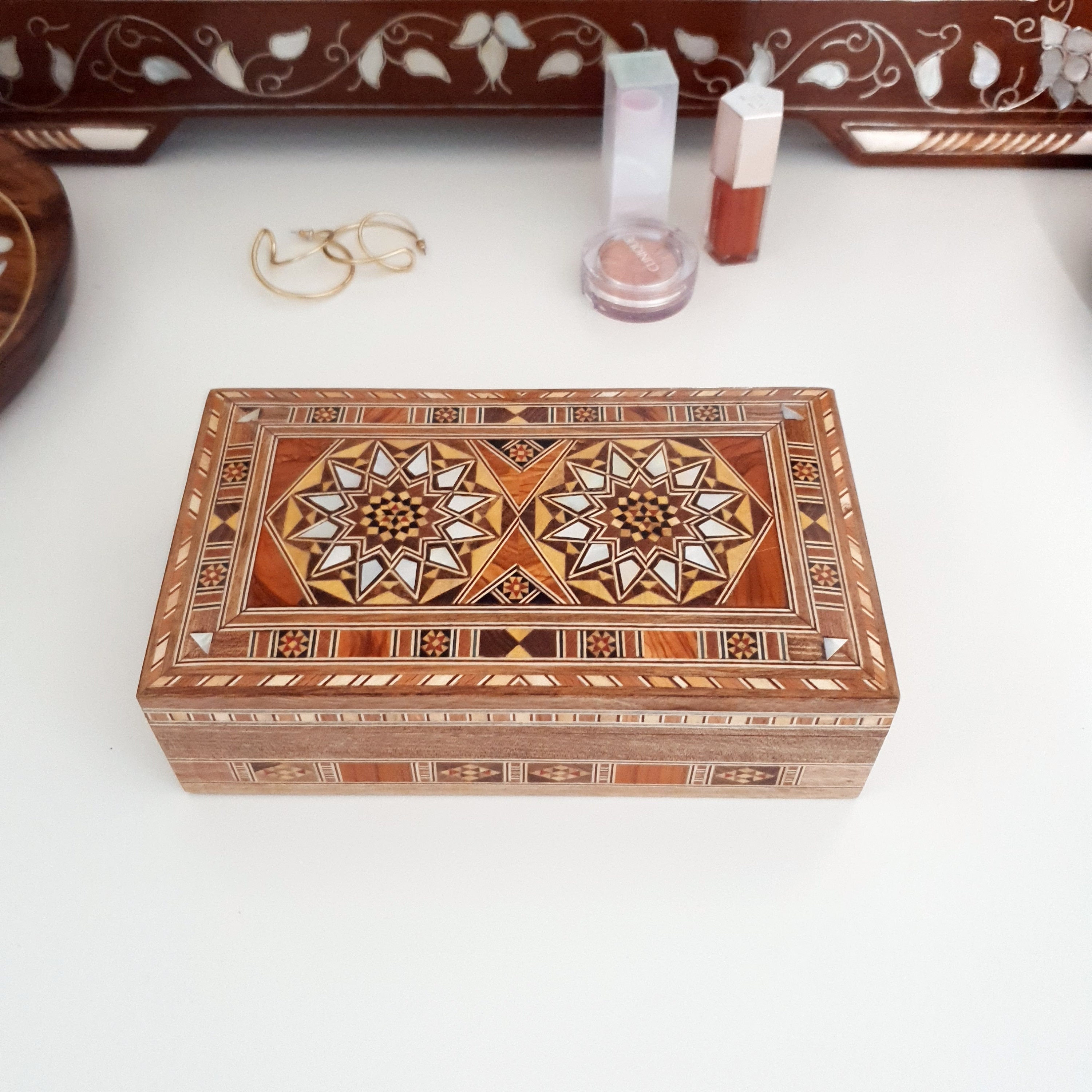 A Gorgeous Jewelry Box Made of Walnut Olive Lemon Beech and - Etsy