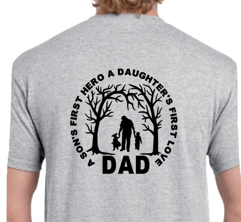 Dad SVG, Daughter's Love SVG, Son's Hero SVG, Father Kids Svg, Daddy ...